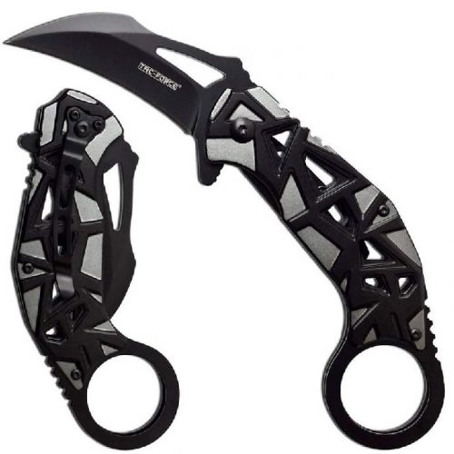 SPRING ASSISTED KARAMBIT / HAWKBILL KNIFE ~ TAC-FORCE Speedster Model ...