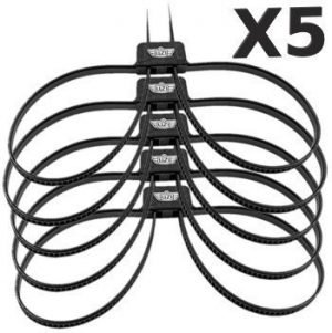 UZI 5X RIOT CUFFS - BLACK - Defense Warehouse